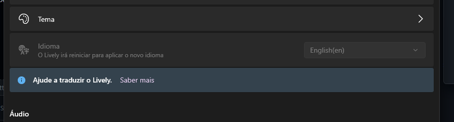 Can't change lively language if system language is not on English ...