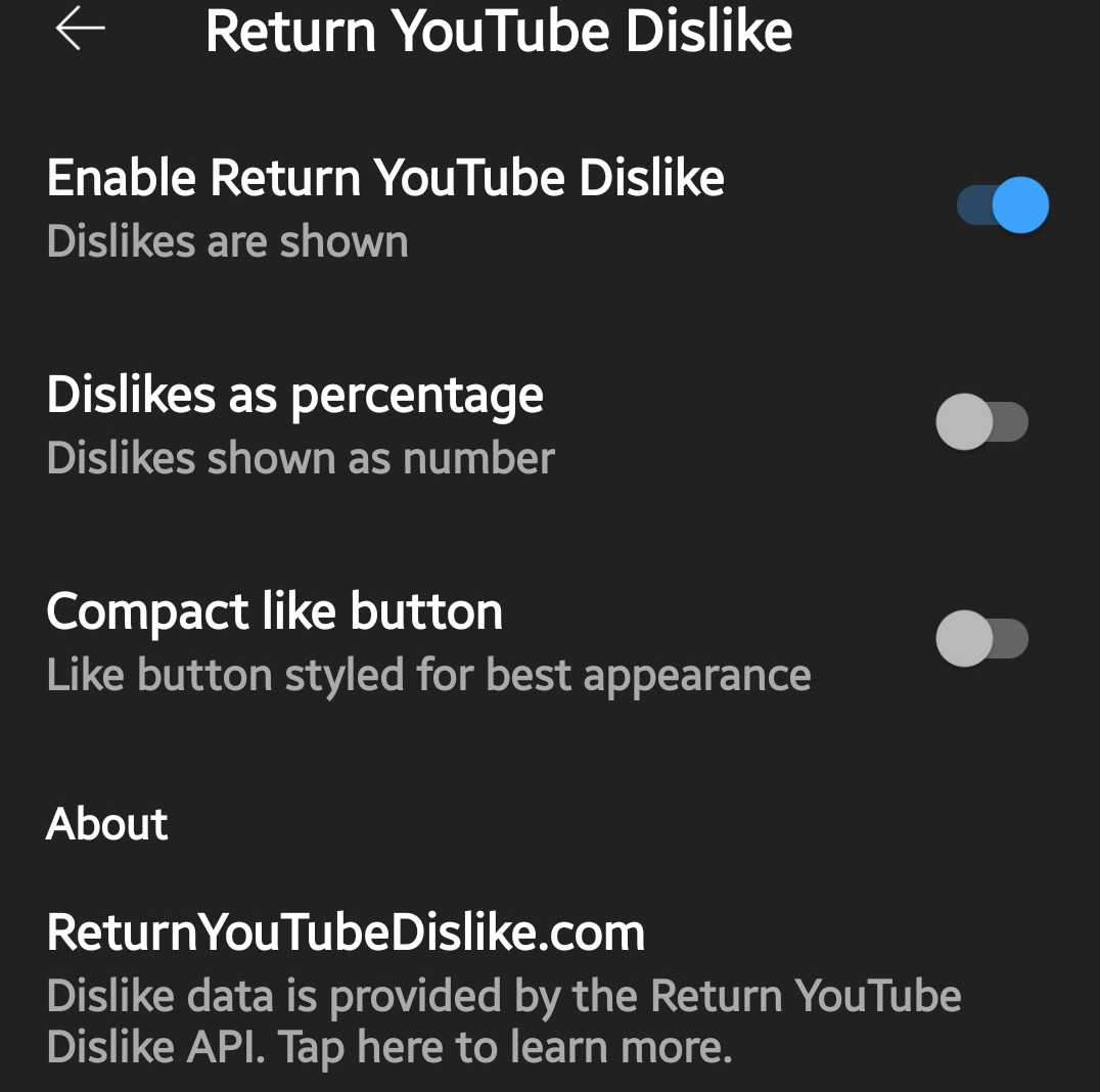 question: Dark / Black theme · Issue #845 · inotia00/ReVanced_Extended · GitHub