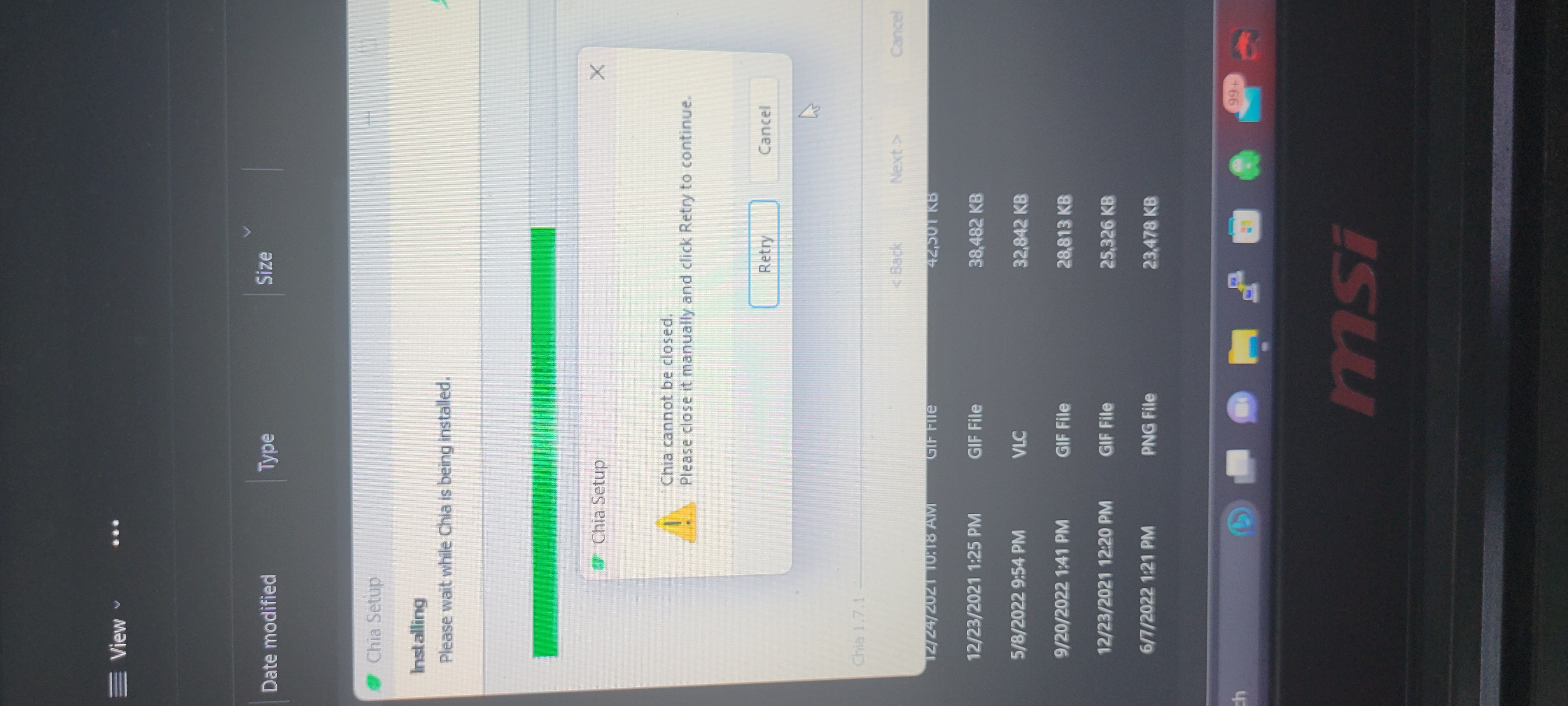 Error "chia cannot be closed · Issue #15043 · Chia-Network/chia-blockchain · GitHub