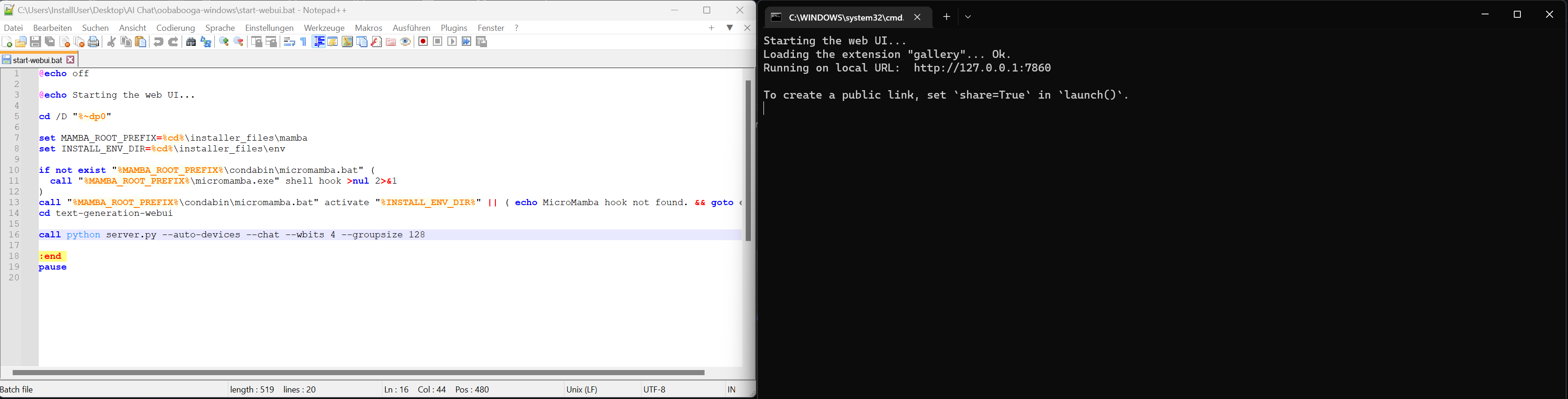 Start Webui Wont Ask Me Wich Model I Want To Use · Issue 1238 · Oobaboogatext Generation 