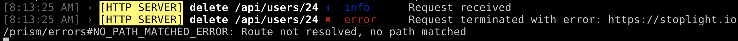 NO_PATH_MATCHED_ERROR - But Path is Loaded on Start · Issue #1637 · stoplightio/prism · GitHub