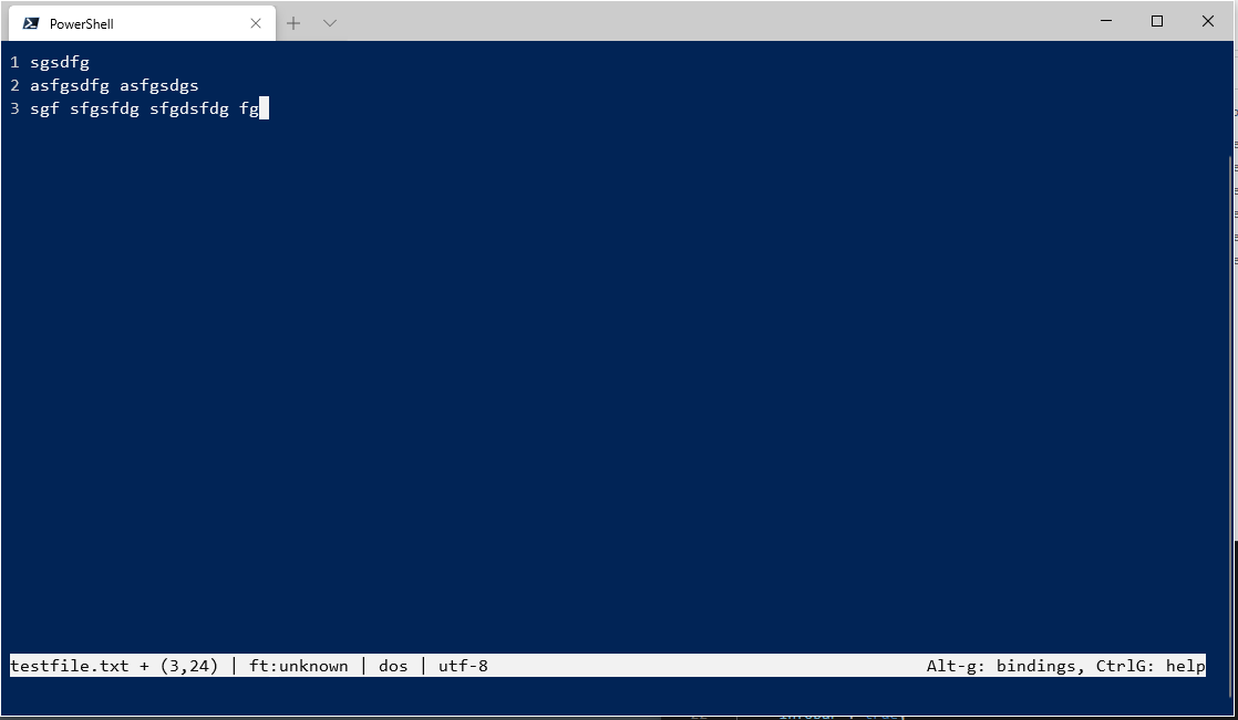 Wrong line break when setting fileformat to dos? · Issue #1575 · zyedidia/micro · GitHub