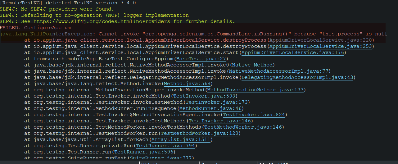 Java 8 3 0 Is Not Compatible With Selenium 4 8 2 · Issue 1872 · Appium Java Client · Github