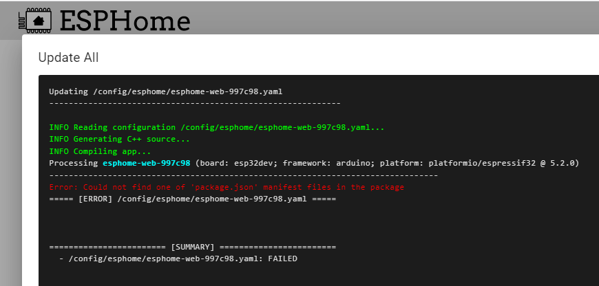 Error: Could not find one of 'package.json' manifest files in the package · Issue #4415 ...