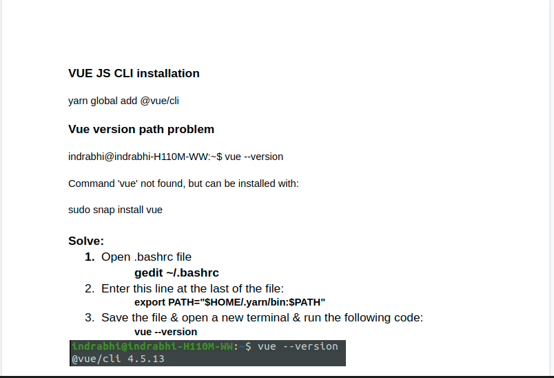 Vue Js Setup In System · Issue 31 · Shantulearninghtml5 Css3 · Github 1249