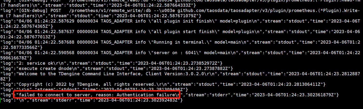 3.0.2.0 restart connection failed · Issue #20790 · taosdata/TDengine · GitHub