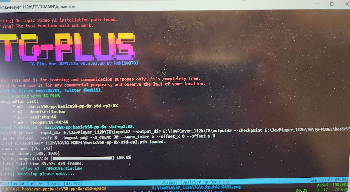 TLA denoise of large dimension input images causing machine to crash and hang · Issue #159 ...