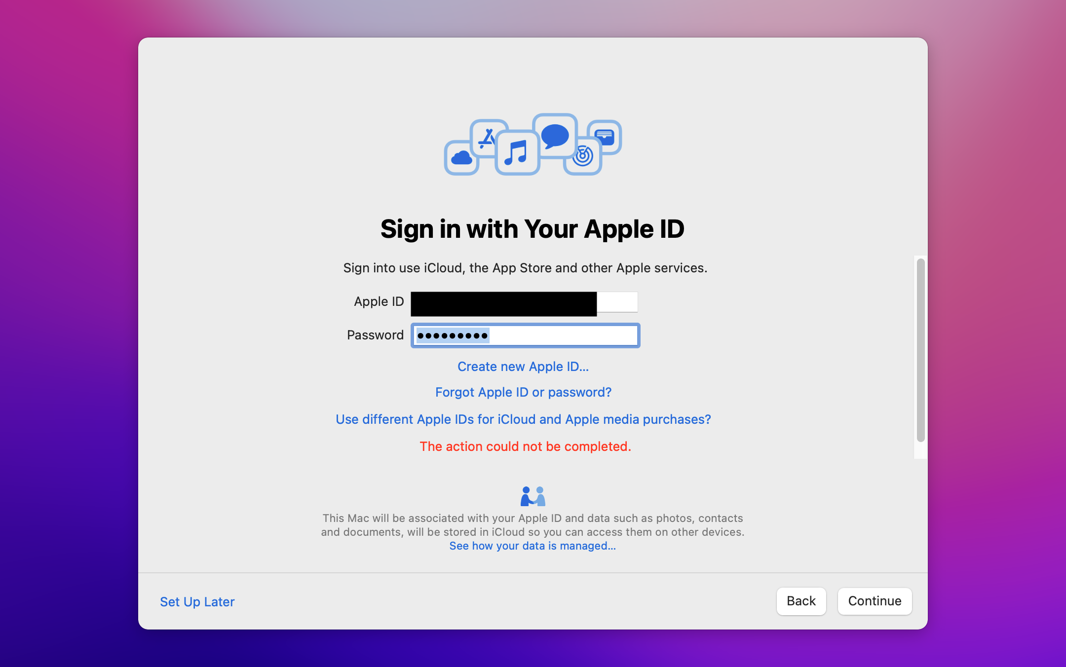 Apple ID on macOS VM won't work · Issue #5214 · utmapp/UTM · GitHub