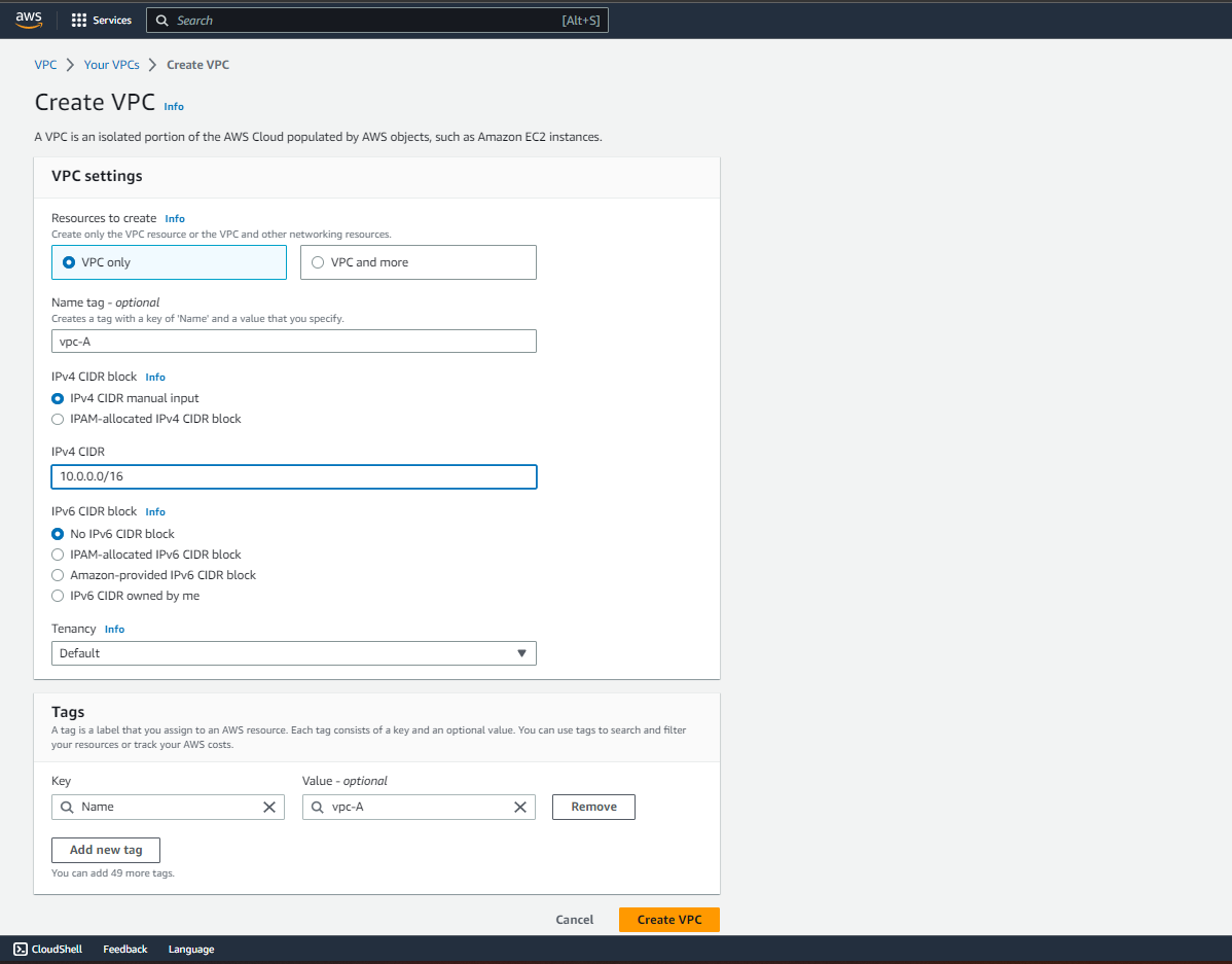 Github Harshartzaws Vpc Peering And Ec2 Instance Connectivity This 7541