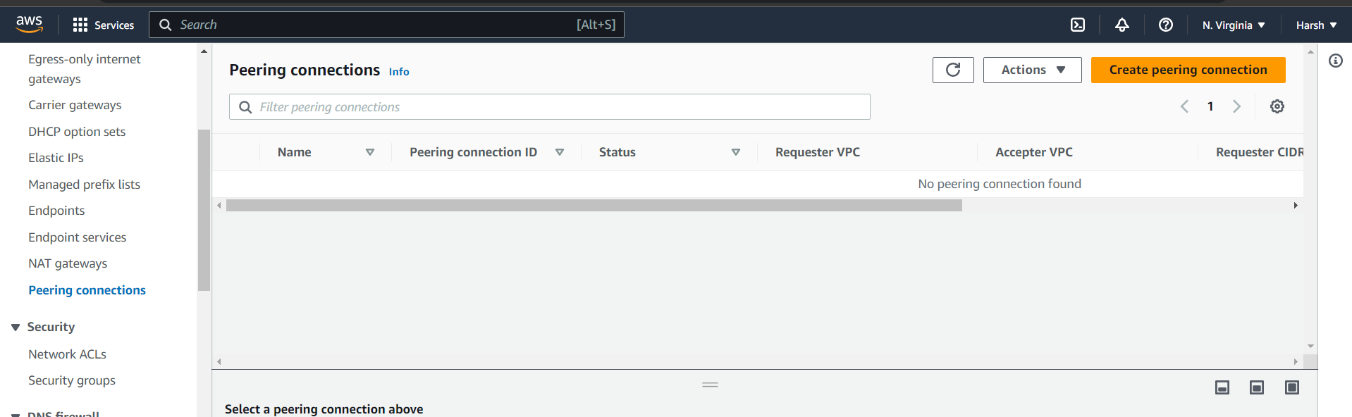 GitHub - harshartz/AWS-VPC-Peering-and-EC2-Instance-Connectivity: This guide outlines how to ...