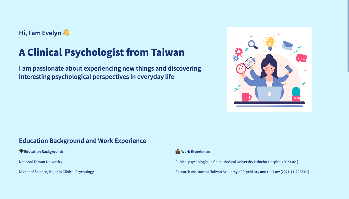 GitHub - EvelynJungHuang/Streamlit_Website: Use streamlit to create a ...