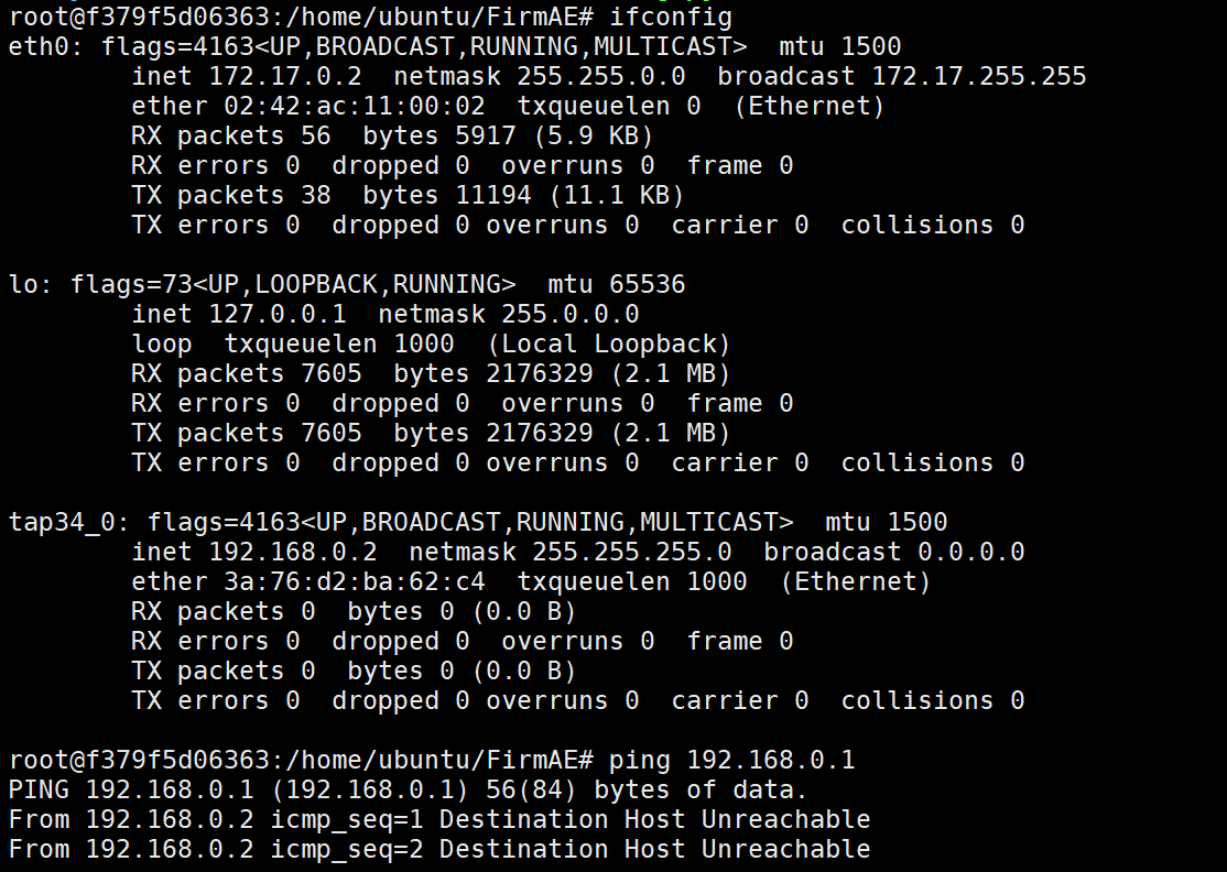 can't access tty,job control turned off · Issue #70 · pr0v3rbs/FirmAE · GitHub