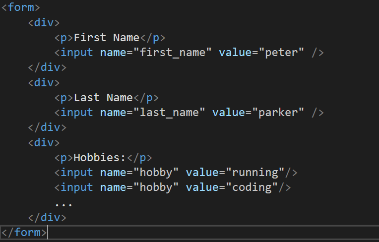 Serialize complex forms by analyzing the DOM · Issue #2065 · dotnet/aspnetcore · GitHub