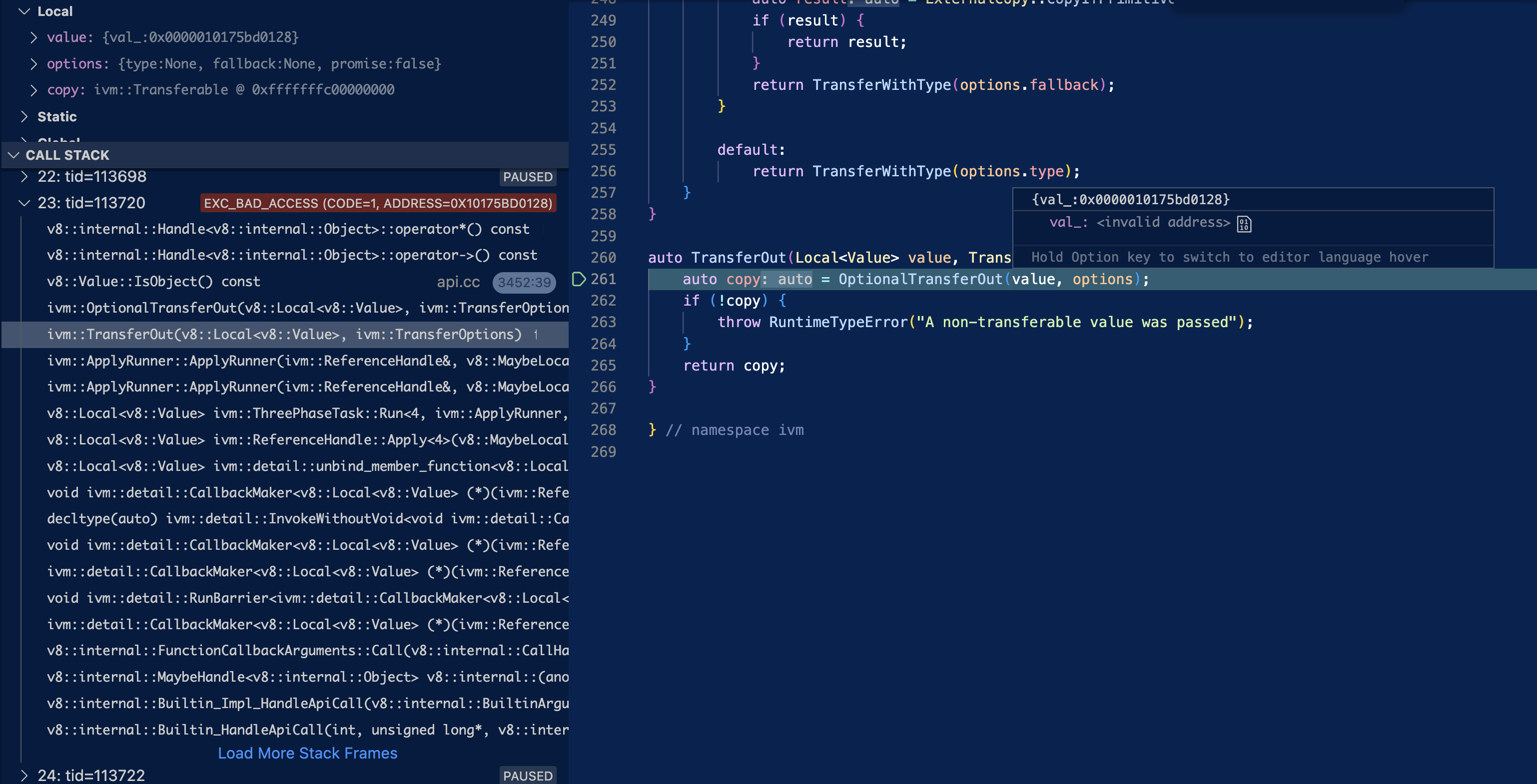 SegFault on Reference#applySyncPromise · Issue #380 · laverdet/isolated-vm · GitHub