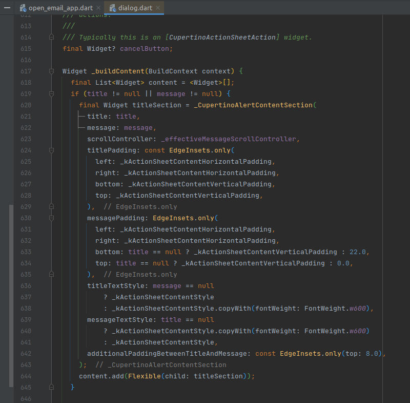 CupertinoActionSheet doesn't perfectly match with native · Issue #37086 ...
