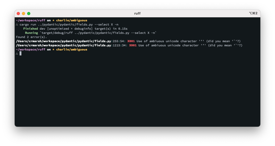feat: Ambiguous character detection · Issue #565 · astral-sh/ruff · GitHub