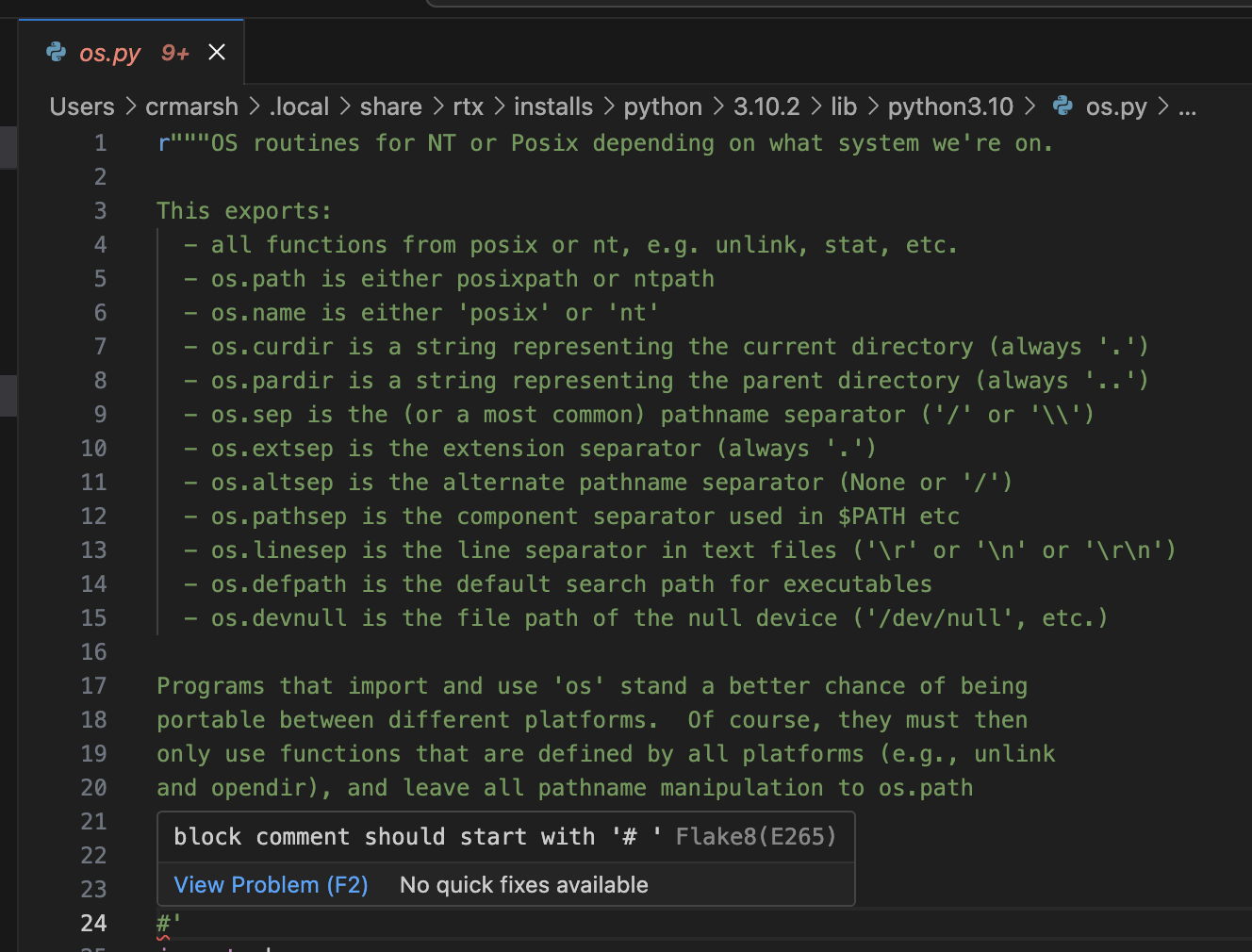 Ruff linting internal VSCode files for some reason · Issue #261 · astral-sh/ruff-vscode · GitHub