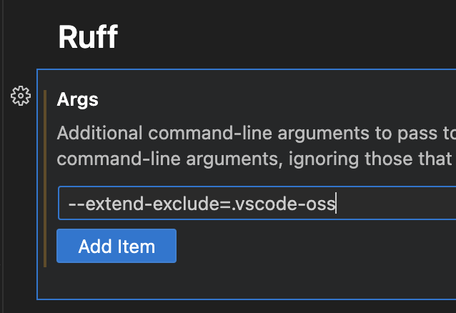 Ruff linting internal VSCode files for some reason · Issue #261 · astral-sh/ruff-vscode · GitHub