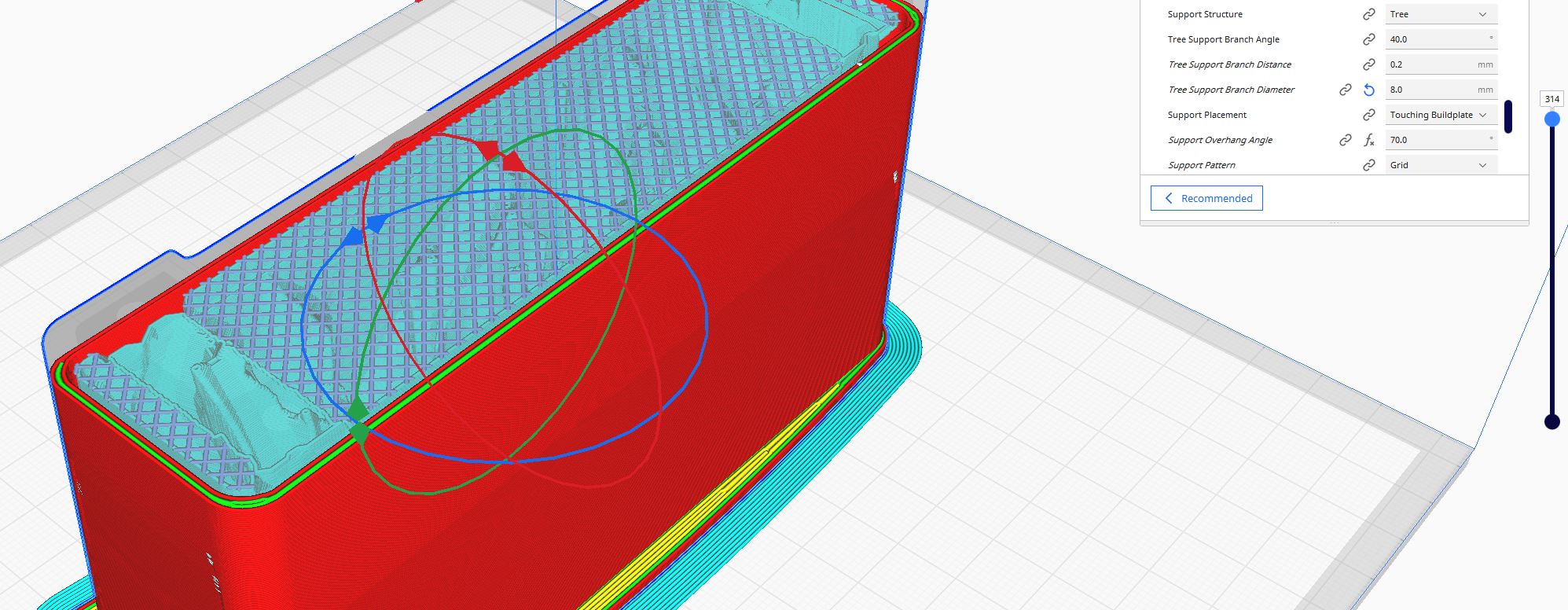 Tree Support has no contact to Support Interface, sometimes support starts mid-air · Issue ...
