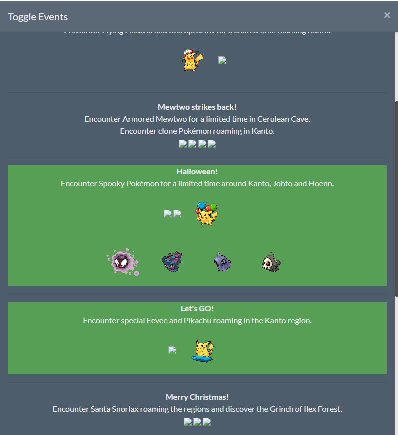 Seasonel Event · Issue #297 · Ephenia/Pokeclicker-Scripts · GitHub