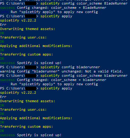 Unable to switch color scheme using Sleek theme · Issue #991 · spicetify/spicetify-themes · GitHub