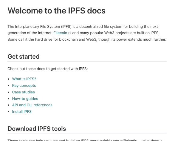 Home page needs IPFS description and UX tweaks · Issue #1040 · ipfs/ipfs-docs · GitHub