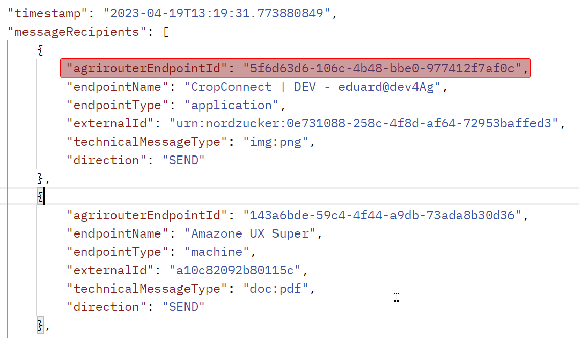 Use The `agrirouterendpointid` In Case The `externalid` Was Provided · Issue 252 · Agrirouter