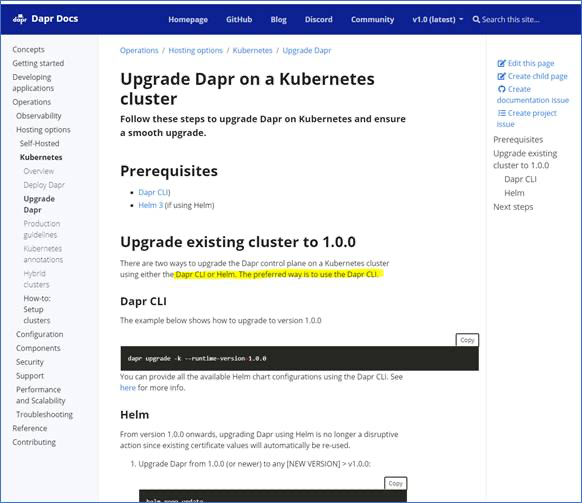 Helm vs Dapr CLI · Issue #1269 · dapr/docs · GitHub Helm vs Dapr CLI · Issue #1269 · dapr/docs · GitHub