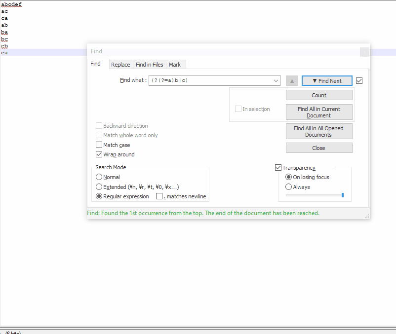 I don't understand how regex conditional expression works · Issue #9602 · notepad-plus-plus ...