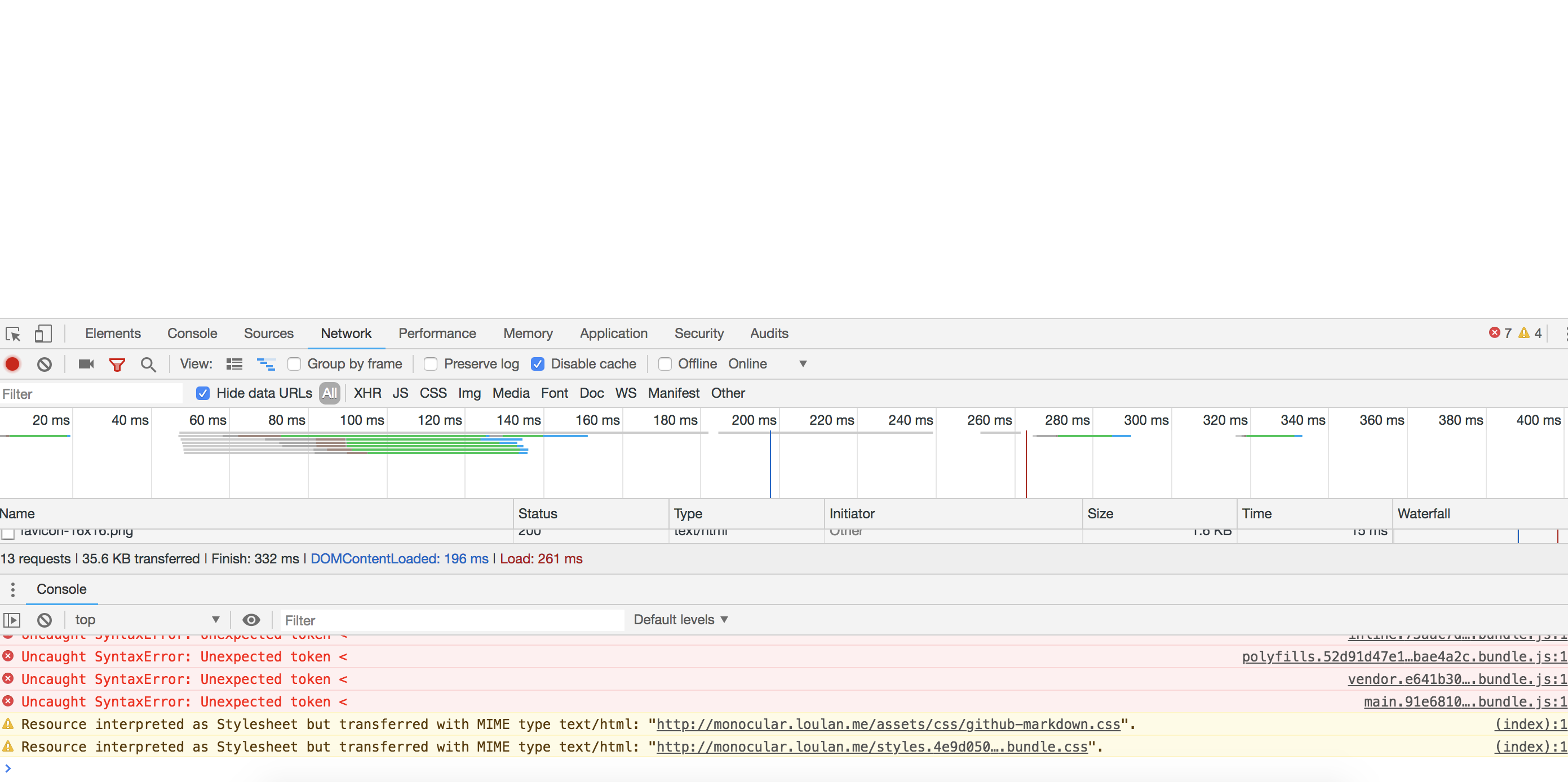 Open monocular blank page · Issue #613 · helm/monocular · GitHub