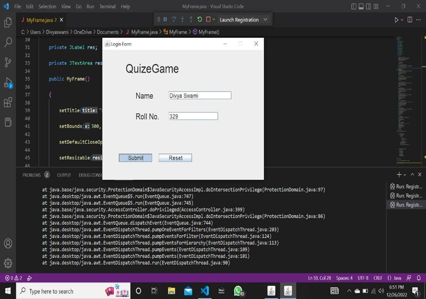 GitHub - divyaswami122/QuizGame