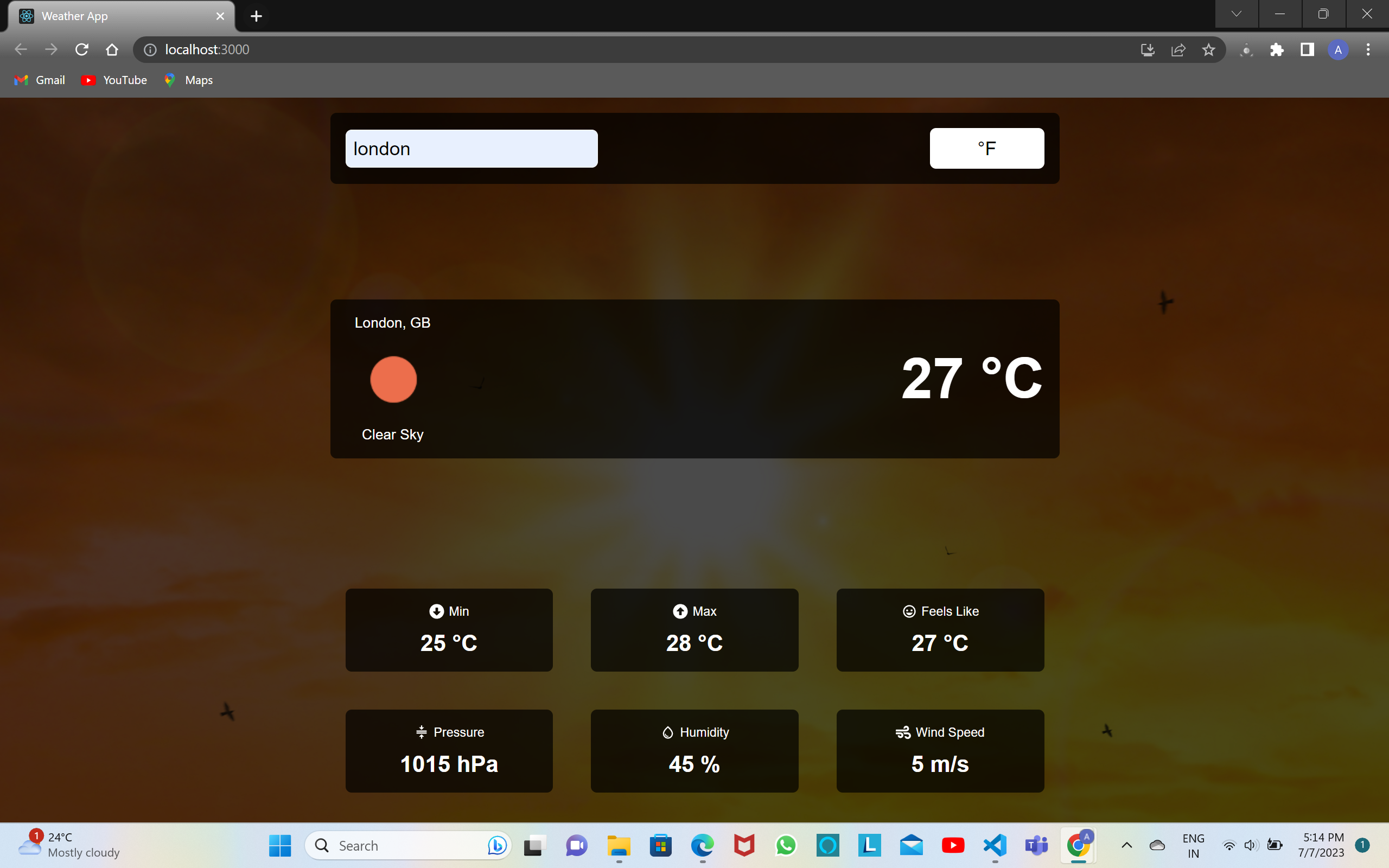 GitHub - ayush2111/weather-app: I developed it with basics of React.js