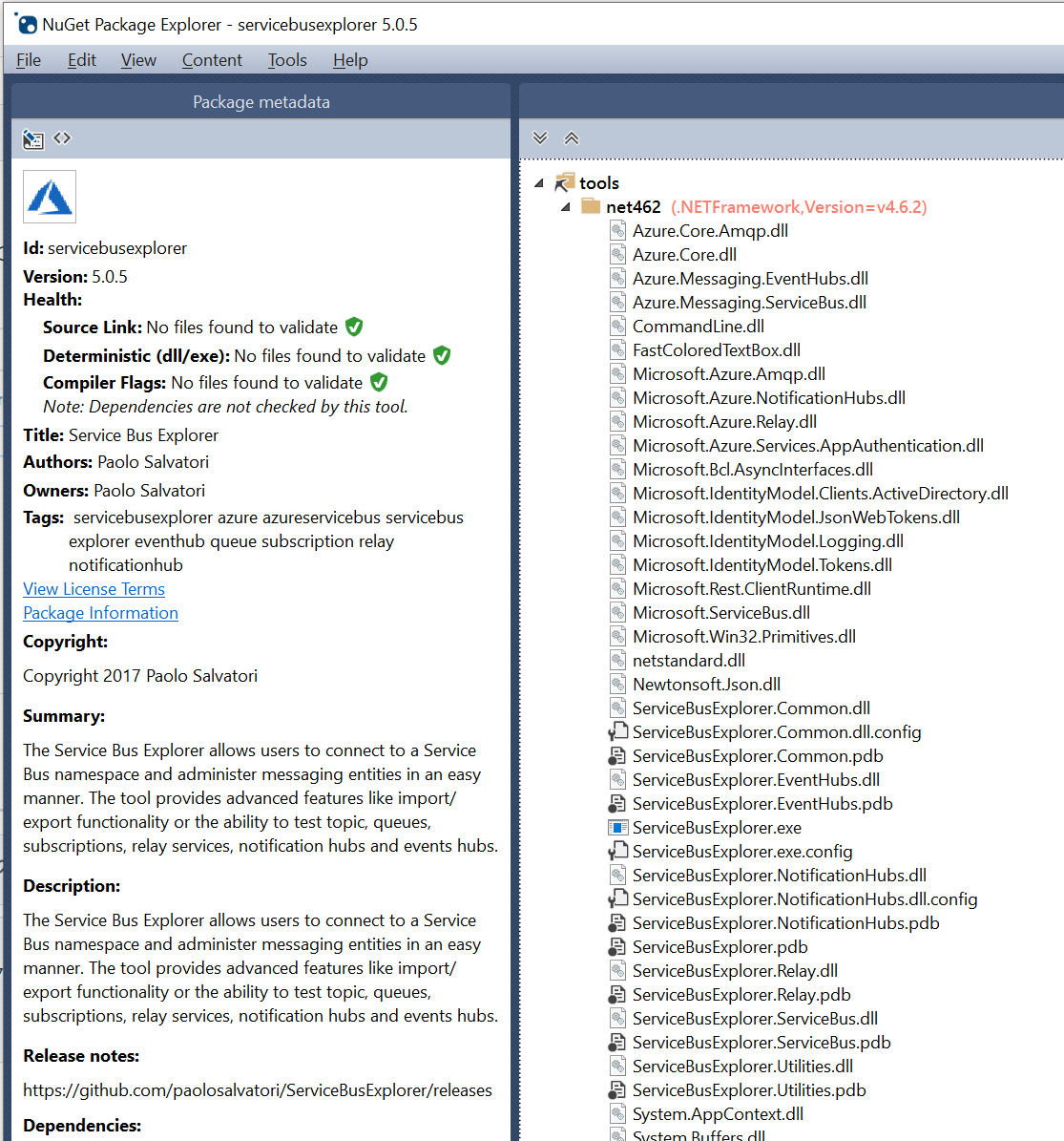 Release 5 0 5 Zip Only Contains Verification Txt · Issue 629 · Paolosalvatori