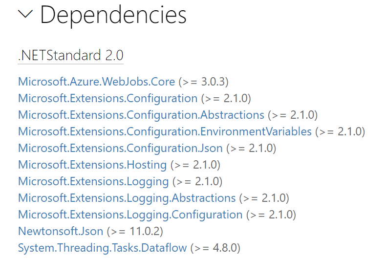 Package version conflict with Microsoft.Net.Sdk.Functions · Issue #627 · Azure/azure-service-bus ...
