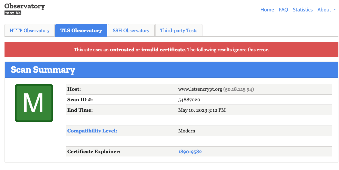 TLS Observatory does not recognize Let's Encrypt Certs · Issue #439 · mozilla/tls-observatory ...