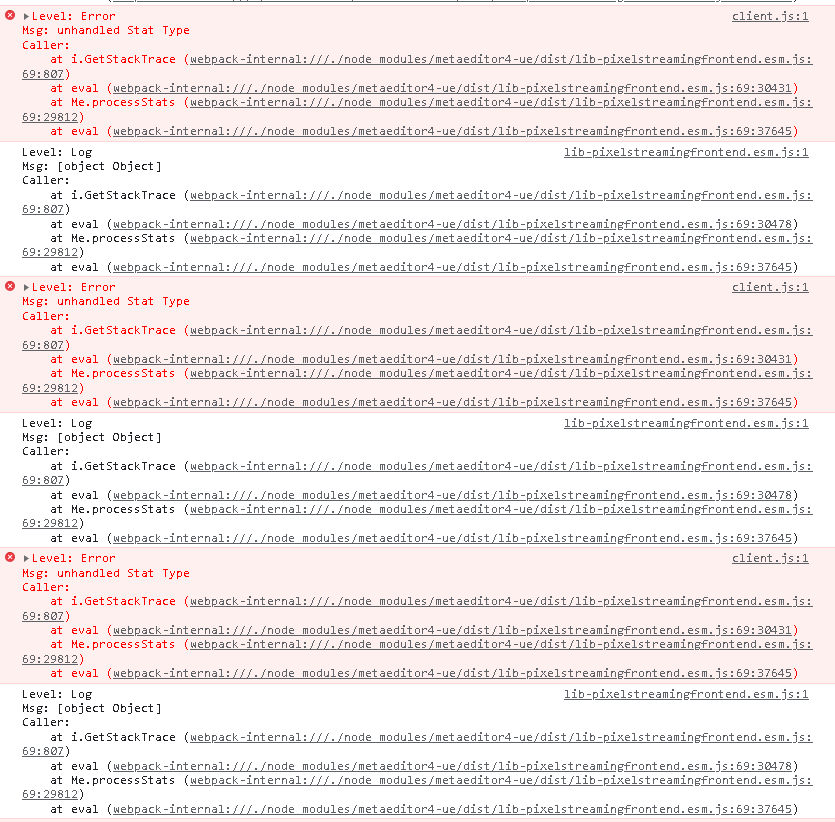 Infinte Logging errors while pixel-streaming is on · Issue #46 · markolofsen/metaeditor · GitHub