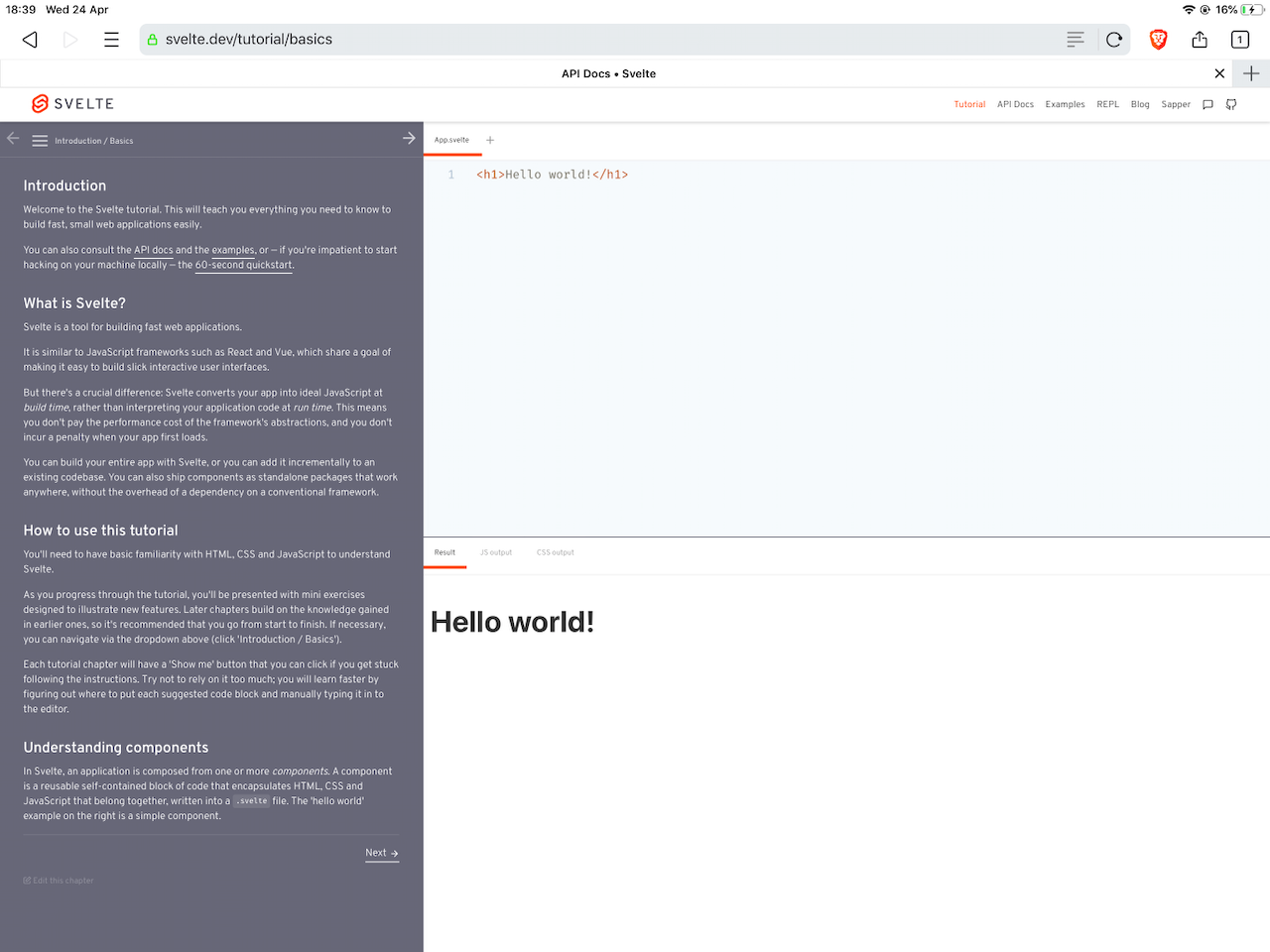 Site: text size on ipad pro is very small · Issue #2551 · sveltejs/svelte · GitHub