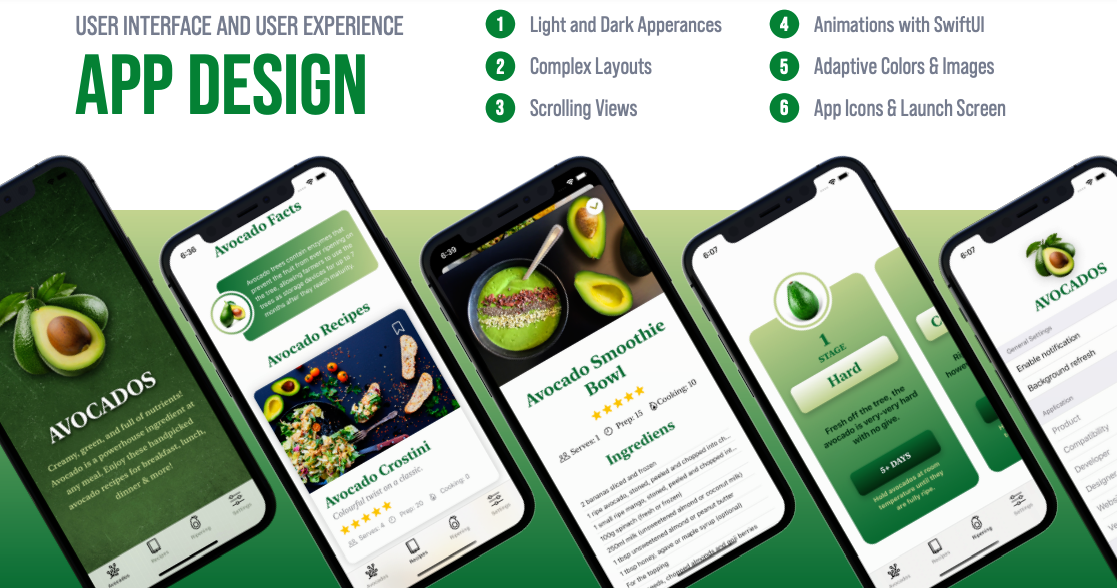 GitHub - jigardave8/UI-Receipes: Avocados App: Amazing SwiftUI based Recipes app specially made ...