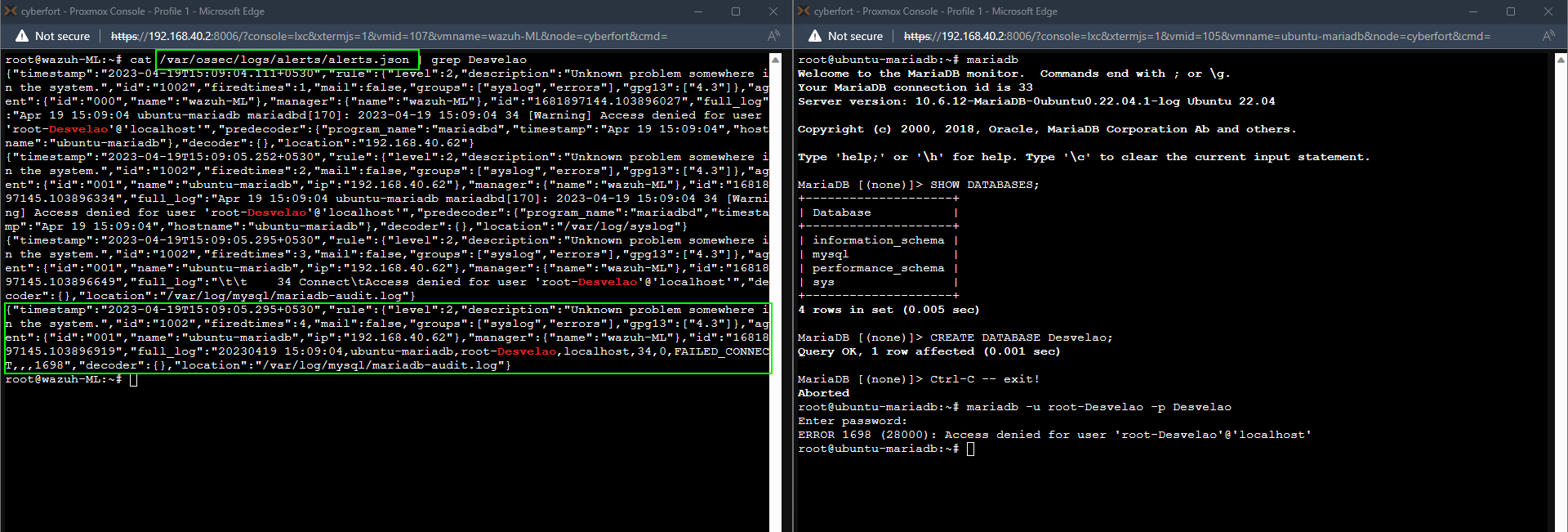 Issue With Wazuh While Integrating With Maria Db · Issue 5378 · Wazuhwazuh Dashboard Plugins