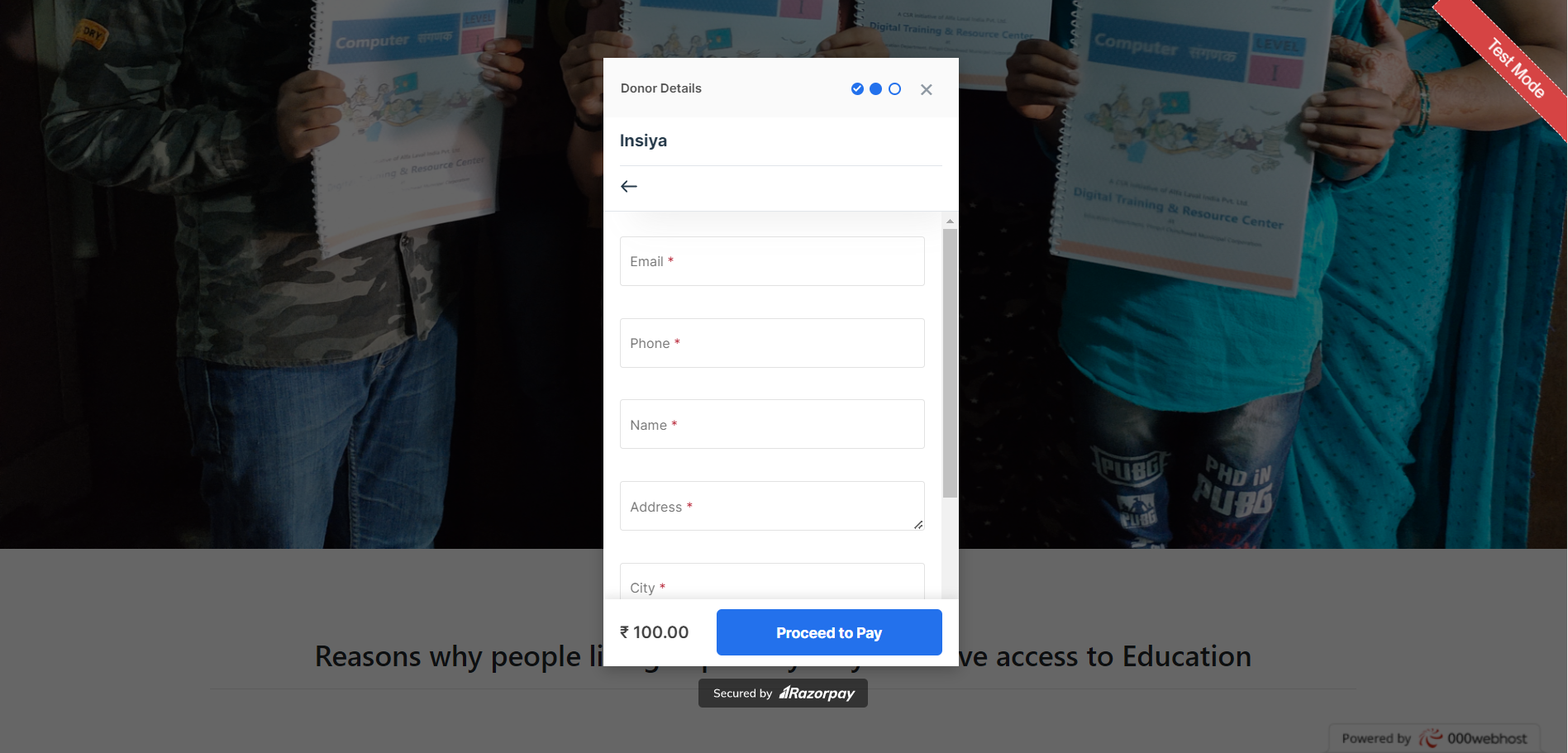 GitHub - InsiyaMithaiwala/Yashant: Task: Sparks Foundation Internship- payment Gateway Integration