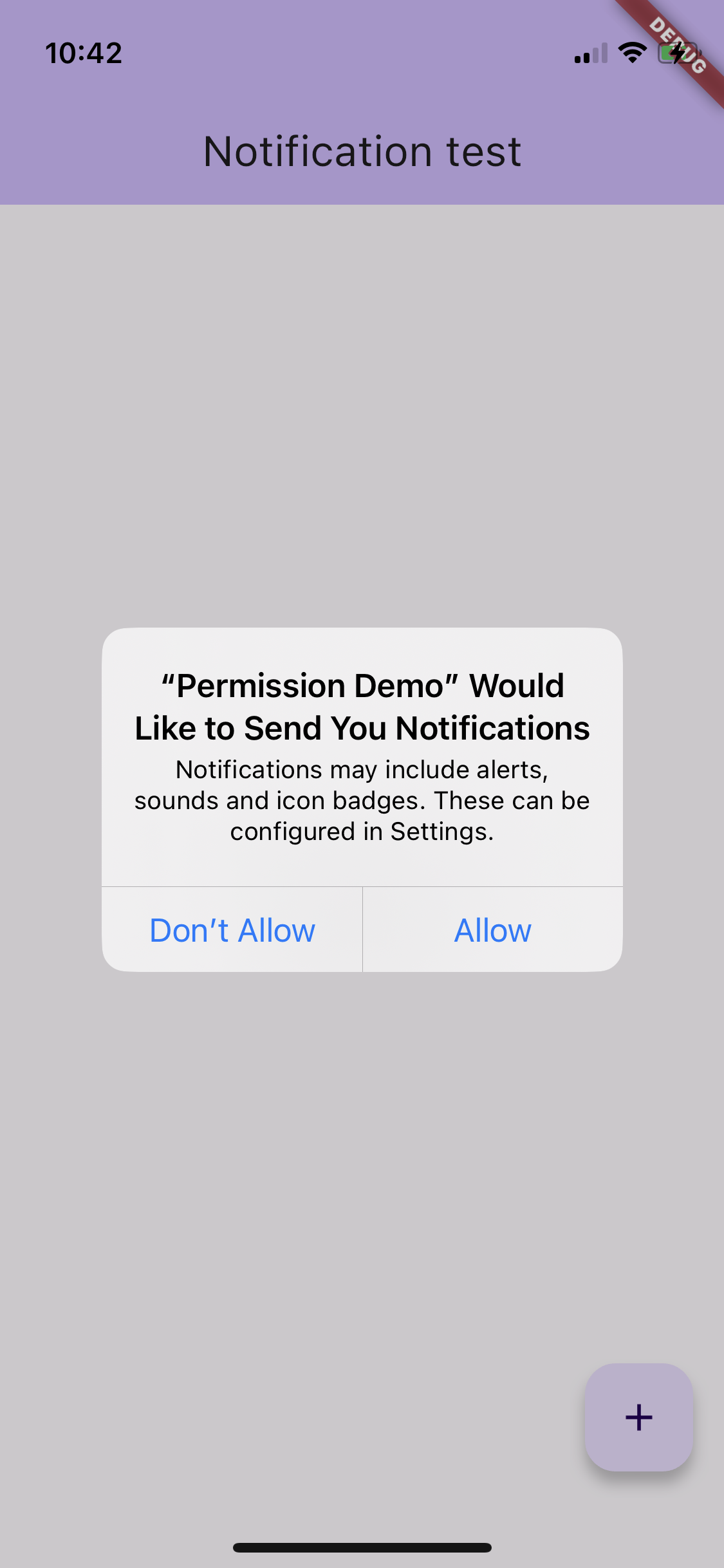 Notification permission in ios coming denied even notification permission is granted · Issue ...
