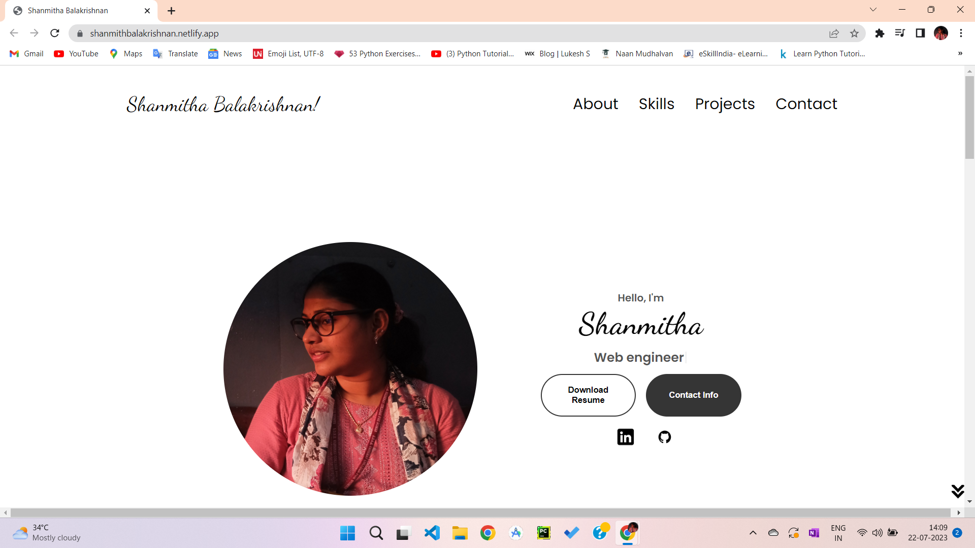 GitHub - ShanmithaBalakrishnan/personal-portfolio