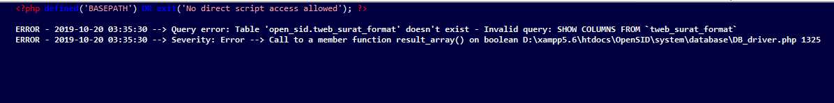 Error Konfigurasi Database OpenSID versi 19.10 · Issue #2418 · OpenSID/OpenSID · GitHub