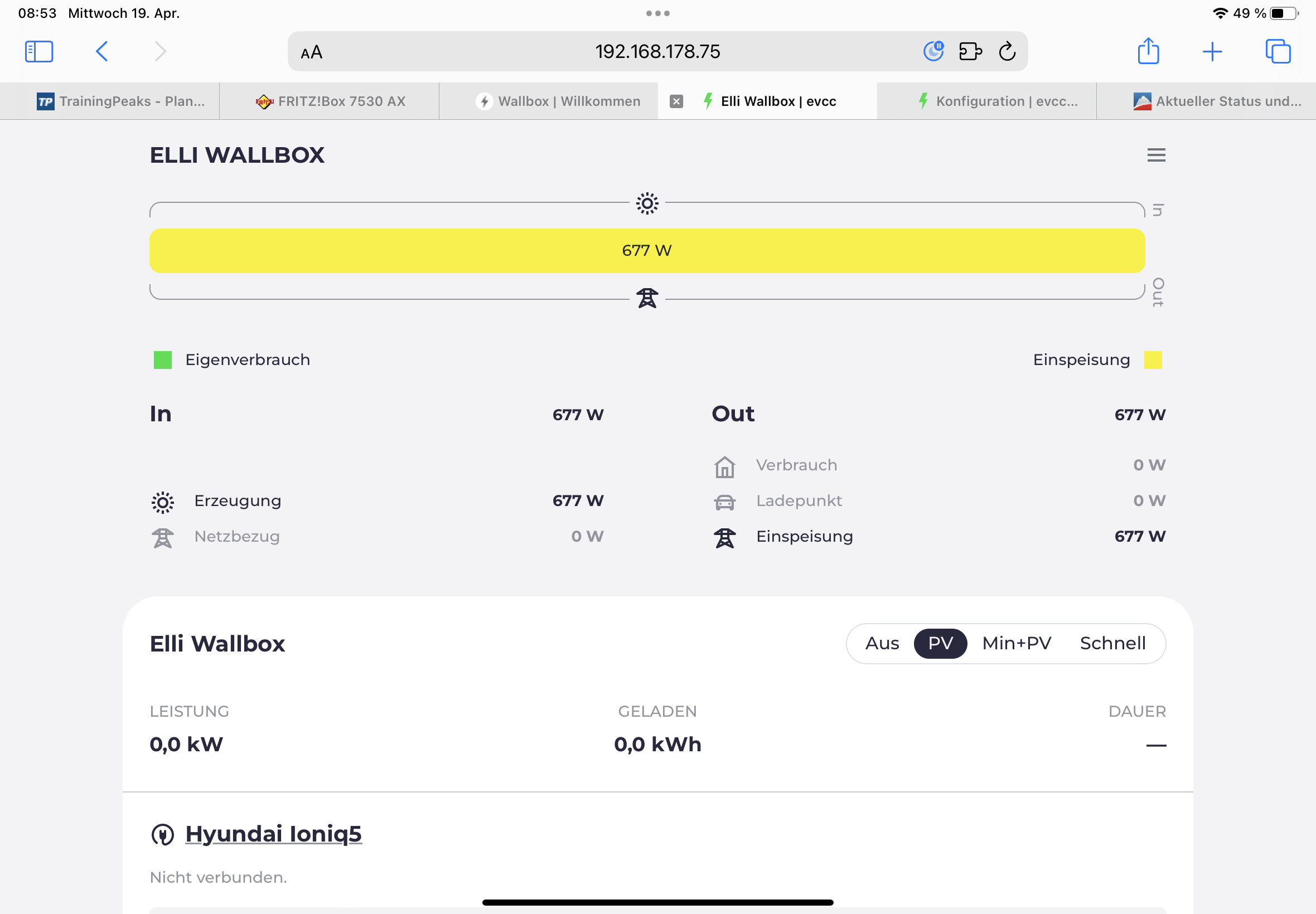 Keine Anzeige von "Verbrauch" · evcc-io evcc · Discussion #7517 · GitHub