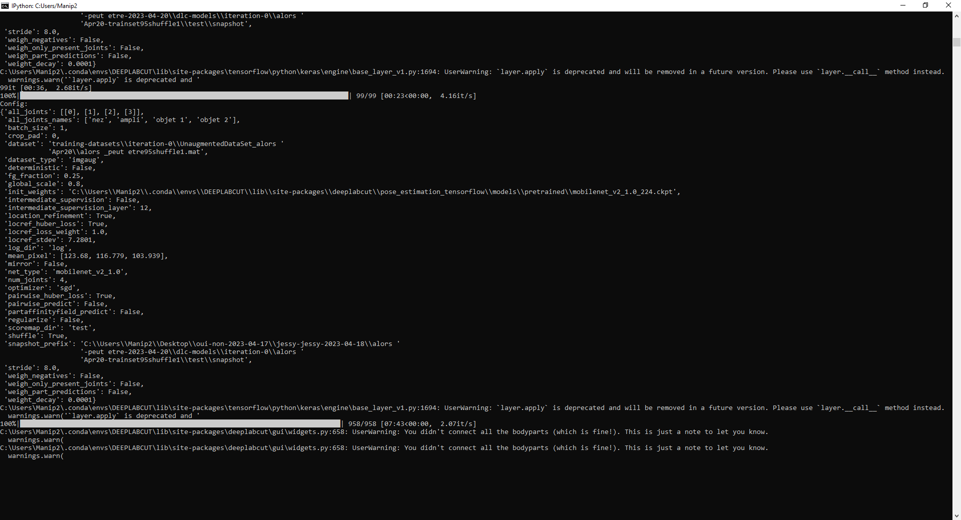 Can't create plot video · Issue #2207 · DeepLabCut/DeepLabCut · GitHub