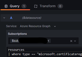 Azure Monitor: All subscriptions in the query · Issue #70083 · grafana/grafana · GitHub