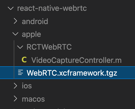 Webrtcrtccameravideocapturerh File Not Found · Issue 1001 · React Native Webrtcreact