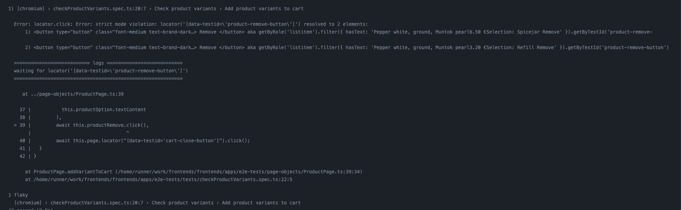 Fix Flaky Test · Issue 75 · Shopwarefrontends · Github 