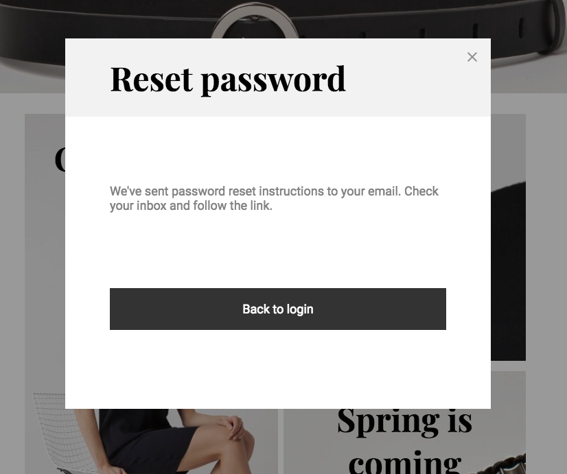Password Reset Response Undefined · Issue 2378 · Vuestorefront Vue Storefront · Github