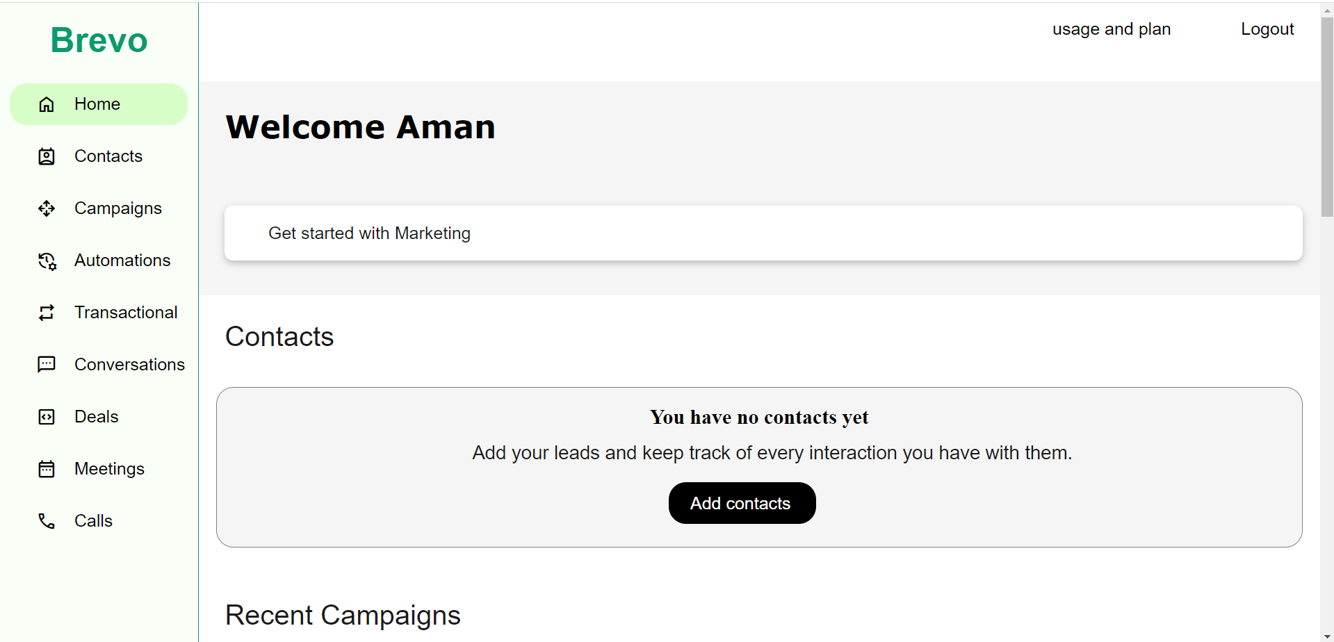 GitHub - aman2282003/Brevo_clone: Construct week project